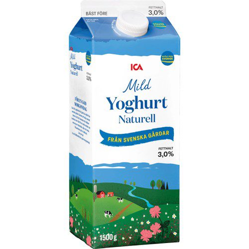 Yoghurt Naturell 3% 1,5l ICA | Natmat | Natmat