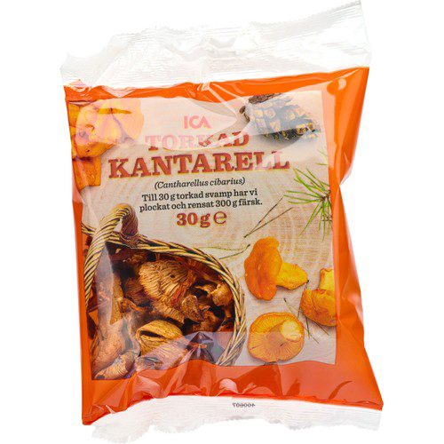 Kantarell Torkad 30g ICA | Natmat | Natmat
