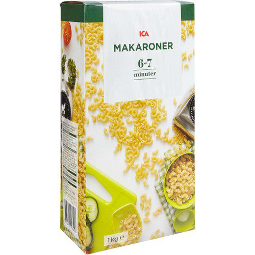 Makaroner 1kg ICA | Natmat | Natmat