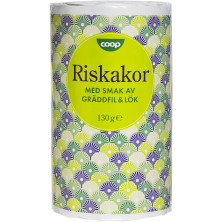 Riskakor Sourcream & Onion Coop, 130g | Nätmat