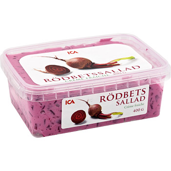Rödbetssallad Med Crème Fraiche Ica, 400g | Nätmat