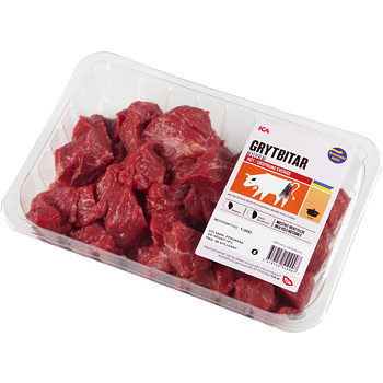 Grytbitar Nöt Ca 1Kg Ica, 1000g | Nätmat