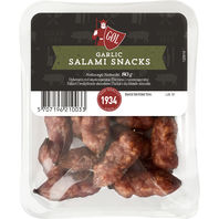 Salami Snacks Vitlök Gol Pölser, 80g | Nätmat
